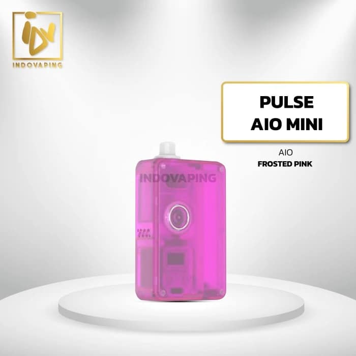 AIO Vapor Vape - Pulse Aio Mini Kit 80W Authentic Frosted Pink - Indovaping