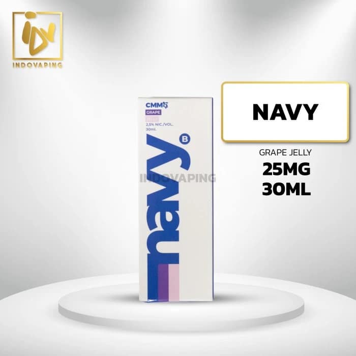 Liquid Vapor Vape - Navy Grape Jelly Saltnic 25mg 30ml By CMMG - Indovaping